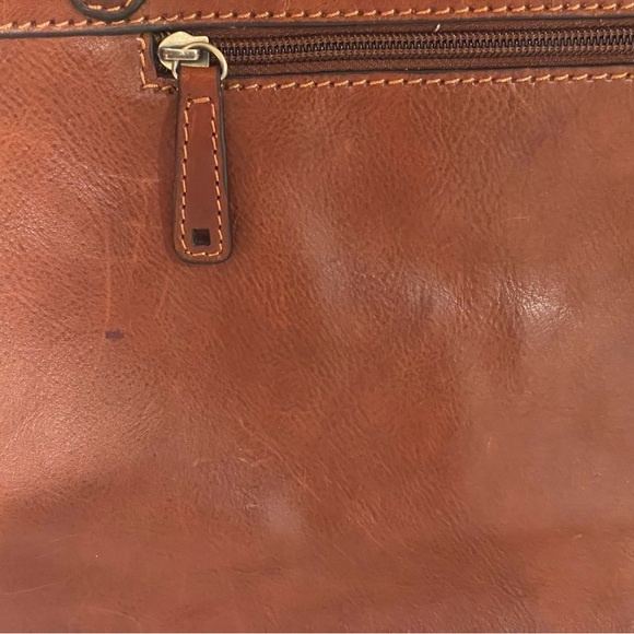 Bags | Christina Rui Eastwest Cognac Buffalo Leather Shoulder Tote Bag ...